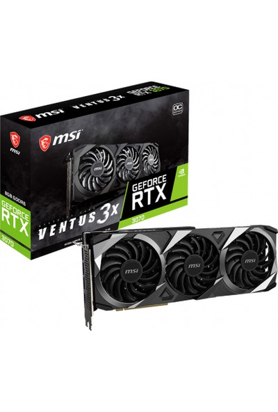 Msı Geforce Rtx 3070 Ventus 3x 8g Oc Lhr 8gb Gddr6 HDMI 3xdp 256BİT Msı Geforce Rtx 3070 Ventus 3x 8g Oc Lhr 8gb Gddr6 HDMI 3xdp 256BİT
