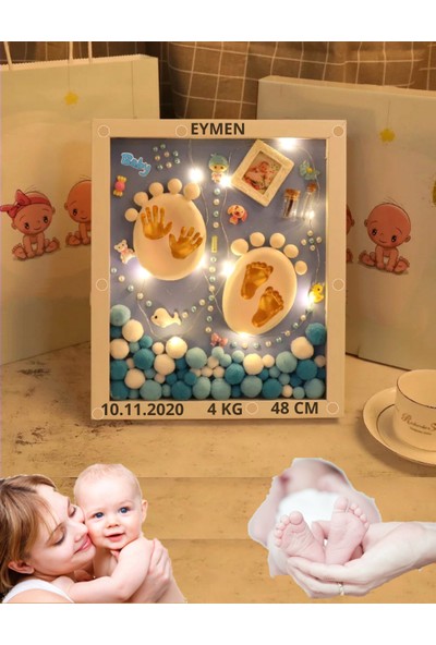 Bebek El Izi ve Ayak Izi Seti Bebek El Izi ve Ayak Izi Seti