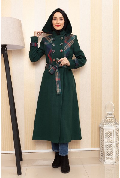 Moda Çizgi Desenli Kap Zümrüt Moda Çizgi Desenli Kap Zümrüt