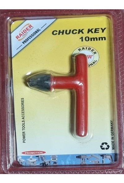 Raider Ayna Anahtarı Chuck Key 10 mm