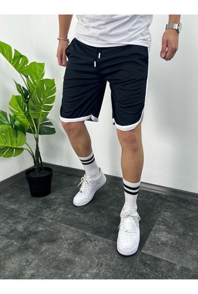 Be Original File Basketbol Model Bermuda Erkek Sporcu Şortu Siyah Be Original File Basketbol Model Bermuda Erkek Sporcu Şortu Siyah