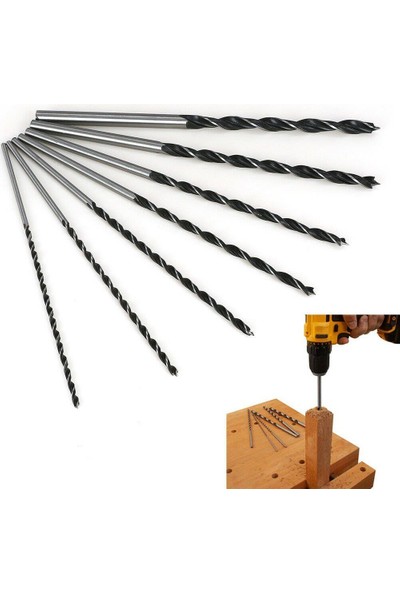Glryz Uzun Ahşap Ağaç Delme Matkap Ucu Seti 300 mm 7 Parça Glryz Uzun Ahşap Ağaç Delme Matkap Ucu Seti 300 mm 7 Parça