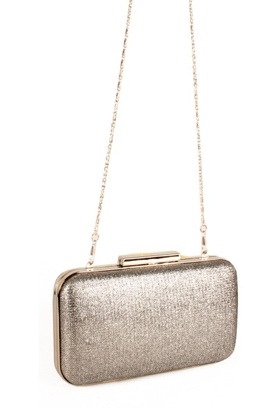 Luwwe Bag's Kadın Kasalı Zincir Askılı Lüx Abiye Çanta (1633)