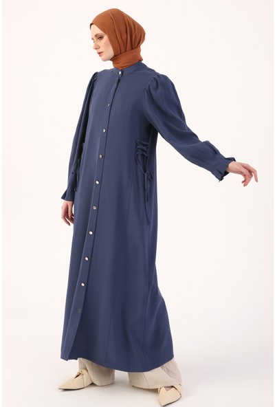 ALLDAY Yanları Britli Hakim Yaka Ferace