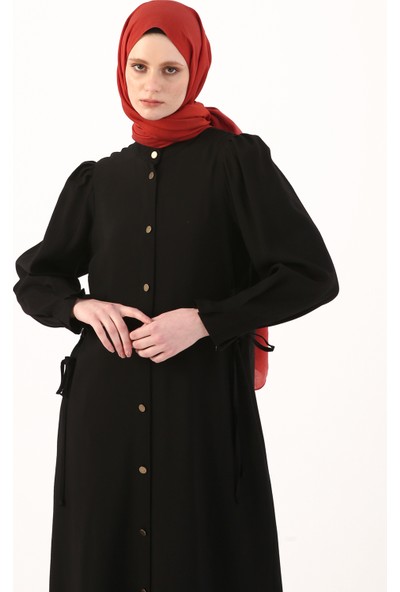 ALLDAY Yanları Britli Hakim Yaka Ferace