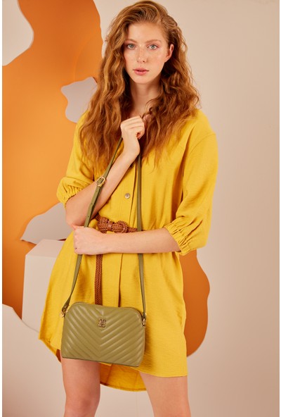 Pierre Cardin Acık Yesil Kadın Çapraz Çanta 05PO22Y1601LSAV Ay