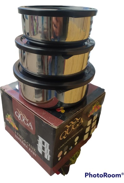 Quga Çelik Saklama Kabı