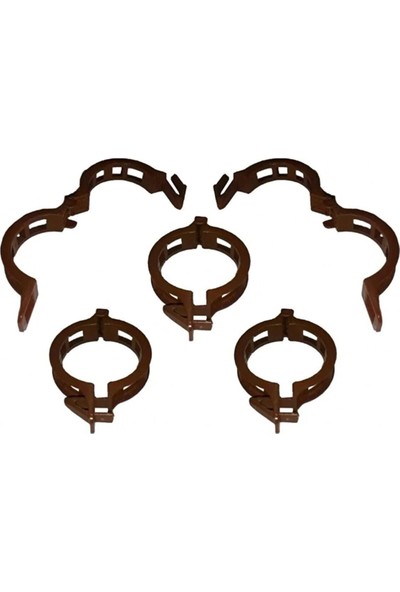 Agro Turkey Domates Klipsi Bitki Klipsi 25 mm 600 Adet Kahverengi