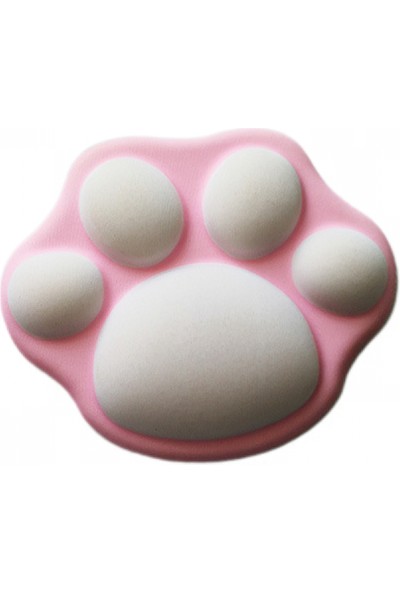 Shuji Sevimli Kedi Pençesi Mouse Pad Beyaz (Yurt Dışından)