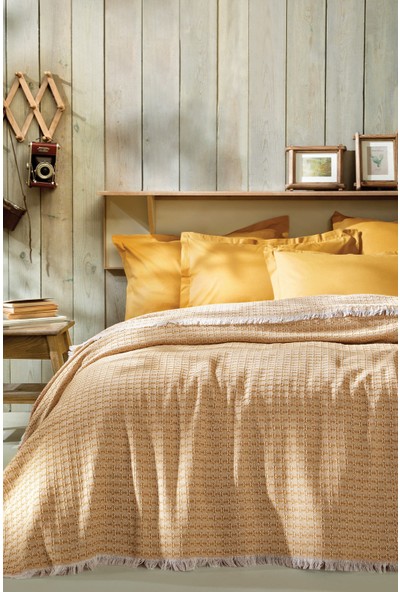 Yataş Bedding Çift Kişilik Marita Pike Takımı - Safran