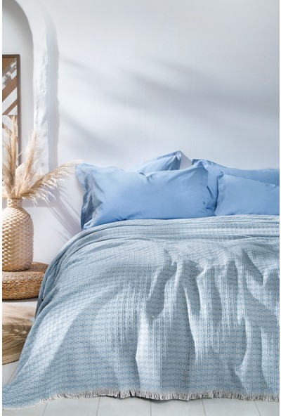 Yataş Bedding Tek Kişilik Marita Pike Takımı - Açık Mavi