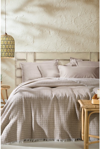 Yataş Bedding Tek Kişilik Marita Pike Takımı - Bej
