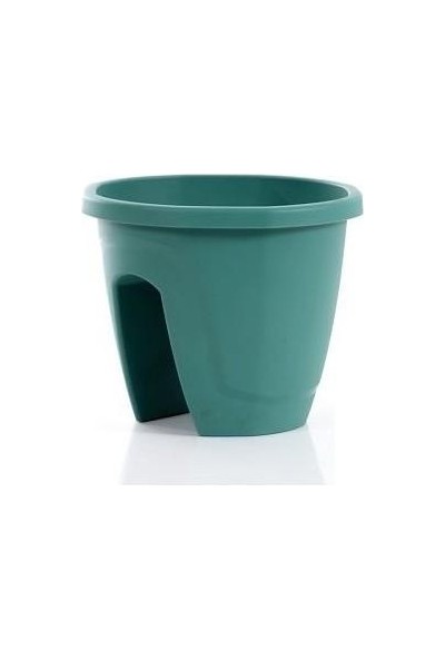 Mastercar Serinova Korkuluk Küpeşte Saksı Yeşil Renk 30 Cm