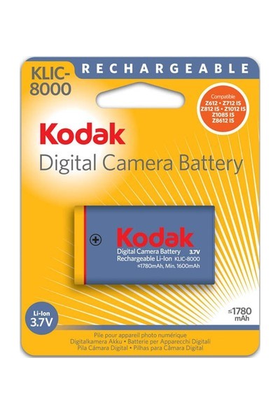 Kodak KLIC-8000 %100 Orjinal Batarya Z812,Z1485,Z8612 Kodak KLIC-8000 %100 Orjinal Batarya Z812,Z1485,Z8612