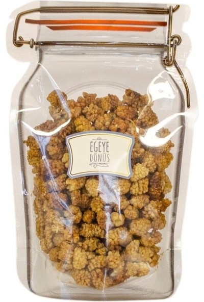 Egeye Dönüş Dut Kurusu Kurutulmuş 100 gr Kavanoz Görünümlü Kilitli Poşet Egeye Dönüş Dut Kurusu Kurutulmuş 100 gr Kavanoz Görünümlü Kilitli Poşet
