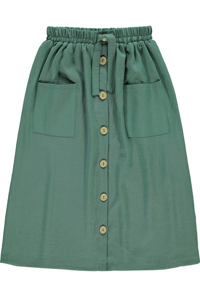 Civil Girls Kız Çocuk Etek 6-9 Yaş Yeşil