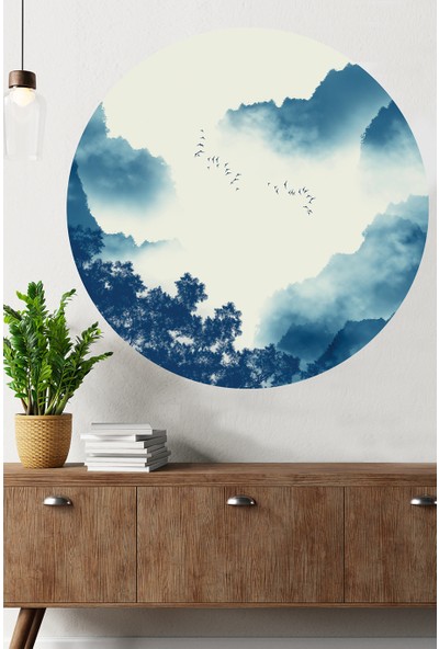 Gökyüzü Temalı Duvar Sticker 100X100