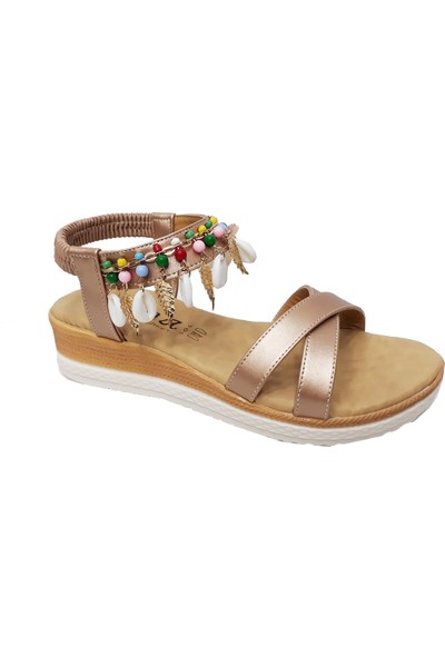 Jena 9713 Deri Trend Fashion Kadın Sandalet
