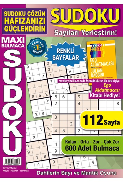 Maxi Bulmaca Sudoku 2022/02 Maxi Bulmaca Sudoku 2022/02