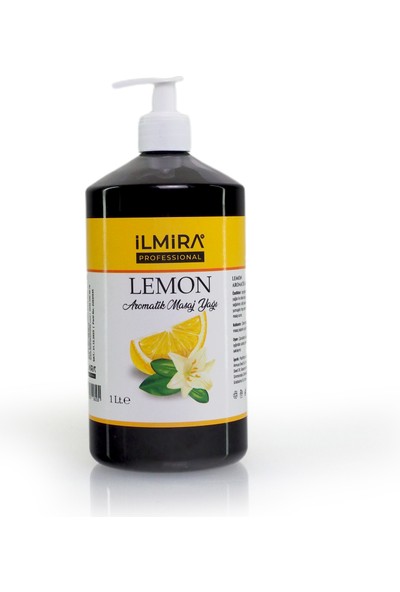 Ilmira Professıonal Lemon Aromatik Masaj Yağı 1 L Ilmira Professıonal Lemon Aromatik Masaj Yağı 1 L