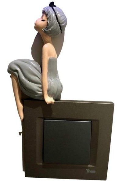 Dekoratif Peri Kızı Priz Süsü Dekoratif Peri Kızı Priz Süsü