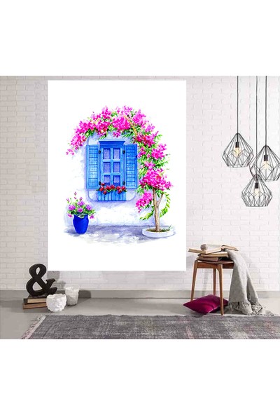 Gülen Design Pencere Çiçekler Kanvas Gülen Design KNVS00094