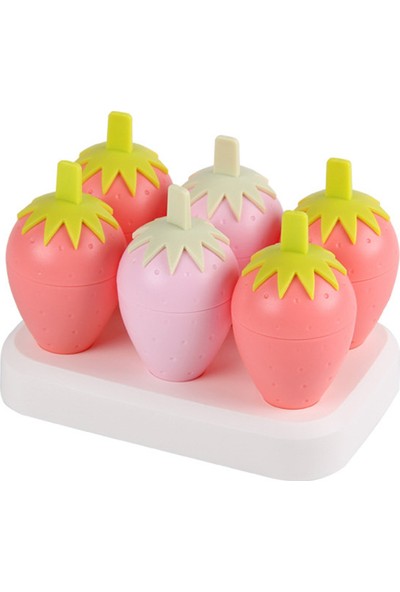 FIY Dondurma Kalıbı Karikatür Şekli Popsicle Kalıbı Çok Izgara Ev Yapımı Dondurma Kalıbı
