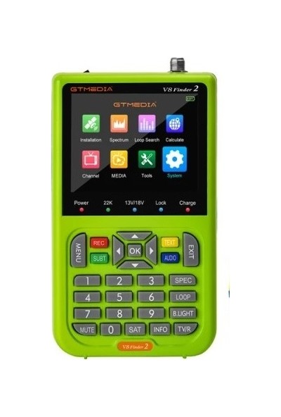 Ucz Yeni Nesil Hd Uydu Yön Bulucu ( Gt Media V8-Finder2) Canlı Görüntü Izleme + Şarjlı+ Taşıma Çantalı