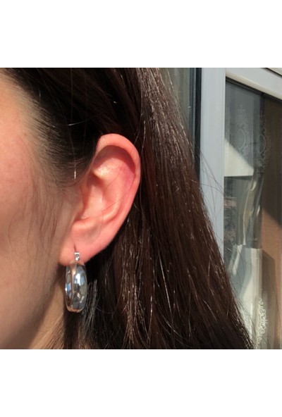 FourB Design 2.5r Gümüş Halka Küpe FourB Design 2.5r Gümüş Halka Küpe