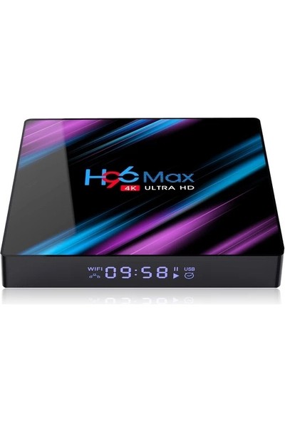 Ucz H96 Max Android Tv Box (4 GB Ram -32 GB Rom ) Dijitl Ekran Son Sürüm Süper Ürün
