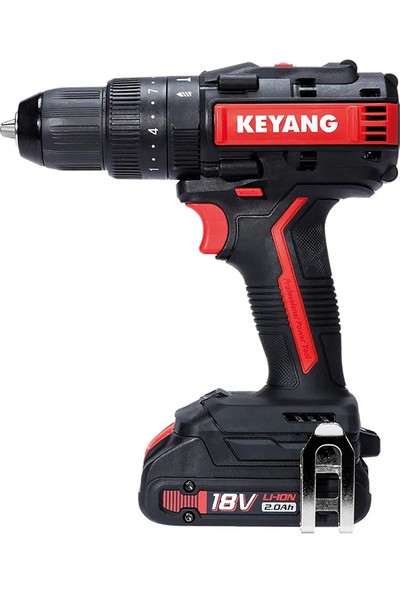 Keyang DM18BL-W Akülü Darbeli Delme-Vidalama 18V 2.0AH Keyang DM18BL-W Akülü Darbeli Delme-Vidalama 18V 2.0AH