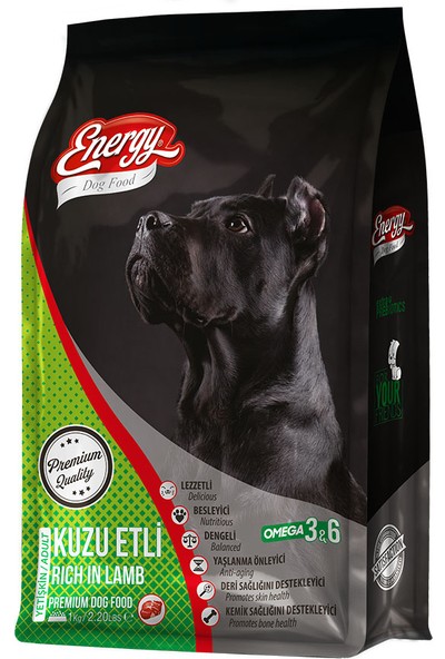 Pet Food Energy Dog Food Energy Kuzu Etli Yetişkin Köpek Maması 1kg Pet Food Energy Dog Food Energy Kuzu Etli Yetişkin Köpek Maması 1kg