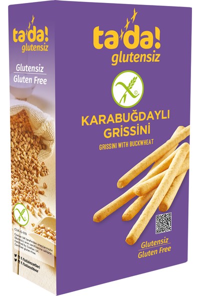 Tada Glutensiz Karabuğdaylı Grissini 75 gr Tada Glutensiz Karabuğdaylı Grissini 75 gr