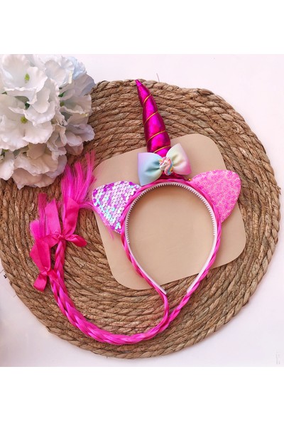 Atelier Efdal Saçlı Unicorn Çocuktacı Saçlı Taç