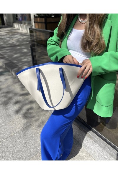 Tina İstanbul Matilda Keten Yavrulu Çanta Lacivert Tina İstanbul Matilda Keten Yavrulu Çanta Lacivert