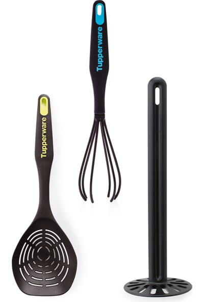 Tupperware Çırpıcı, Büyük Kevgir ve Patates Ezici 3'lü Set Tupperware Çırpıcı, Büyük Kevgir ve Patates Ezici 3'lü Set