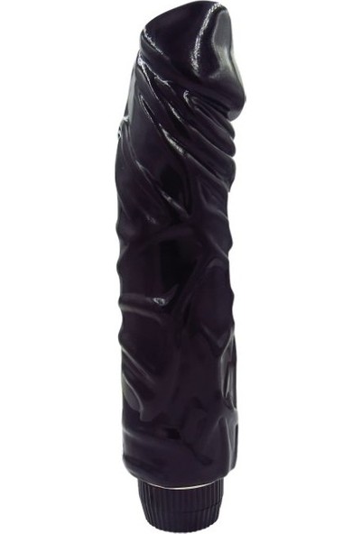 Ayarlanabilir Güçlü Titreşimli 22 cm Damarlı Siyah Vibratör Ayarlanabilir Güçlü Titreşimli 22 cm Damarlı Siyah Vibratör