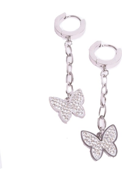 PIERPARIS Kupe Celik Rose Gold Kirstal Taşli Ozel Tasarim