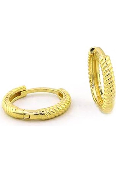 Altınkaynak 14 Ayar Halka Altın Küpe