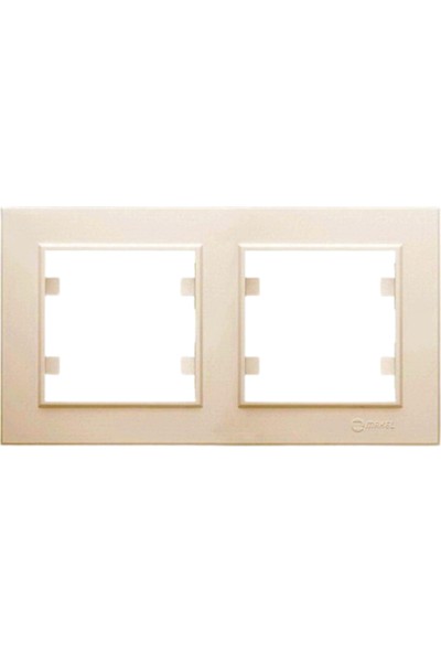 Karea Krem Ikili Çerçeve