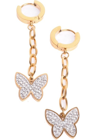 PIERPARIS Kupe Celik Rose Gold Kirstal Taşli Ozel Tasarim