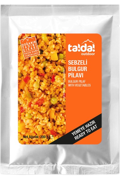 Tada Sebzeli Bulgur Pilavı (Outdoor) 200 gr
