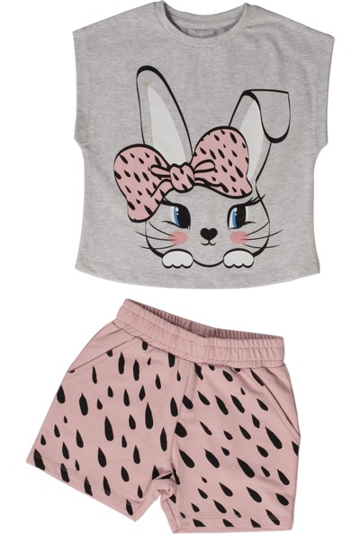 Lupia Kids Kurdela Bunny Girl Şort Takım Lupia Kids Kurdela Bunny Girl Şort Takım