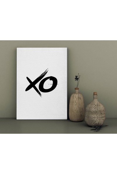 Bk Home x o Tasarımlı Kanvas Tablo 30 x 50 cm - 1 Bk Home x o Tasarımlı Kanvas Tablo 30 x 50 cm - 1