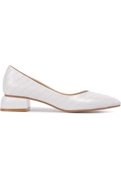 Pabucmarketi Beyaz Kadın Günlük Ayakkabı