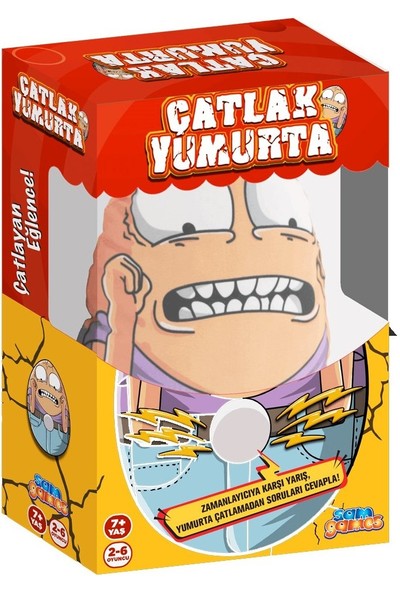 Samatlı Oyuncak Çatlak Yumurta Eğlenceli, Eğitici Çocuk Kutu Oyunu 7+ Yaş Samatlı Oyuncak Çatlak Yumurta Eğlenceli, Eğitici Çocuk Kutu Oyunu 7+ Yaş