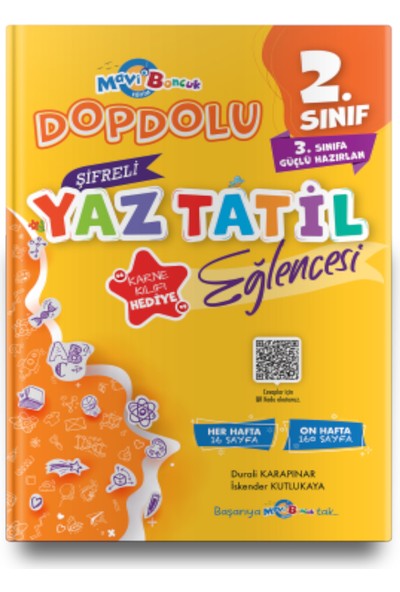 Mavi Boncuk Yayınları 2. Sınıf Şifreli Yaz Tatil Kitabı Mavi Boncuk Yayınları 2. Sınıf Şifreli Yaz Tatil Kitabı