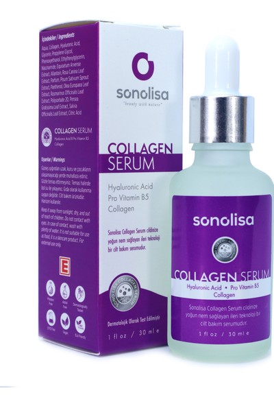 Sonolisa Kolajen Serum Kırışıklık Karşıtı Collagen Serum 30 ml