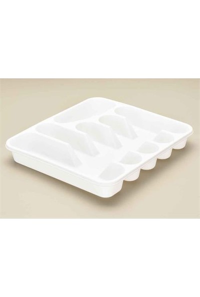 Kobal Business Venezia 6 Bölmeli Çekmece Içi Kaşıklık Beyaz Organizer 716645