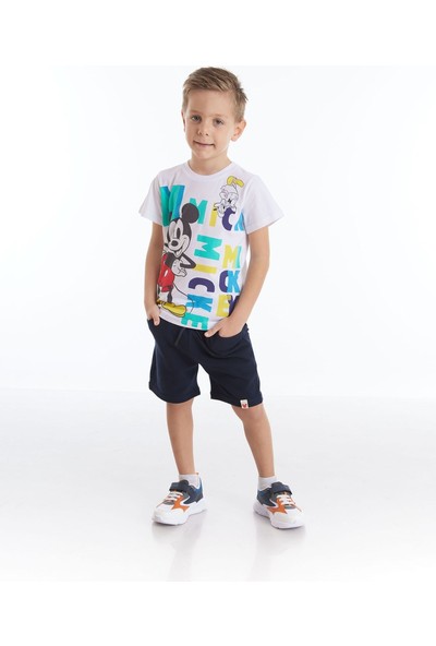 Mickey Mouse Lisanlı Erkek Çocuk Ikili Takım